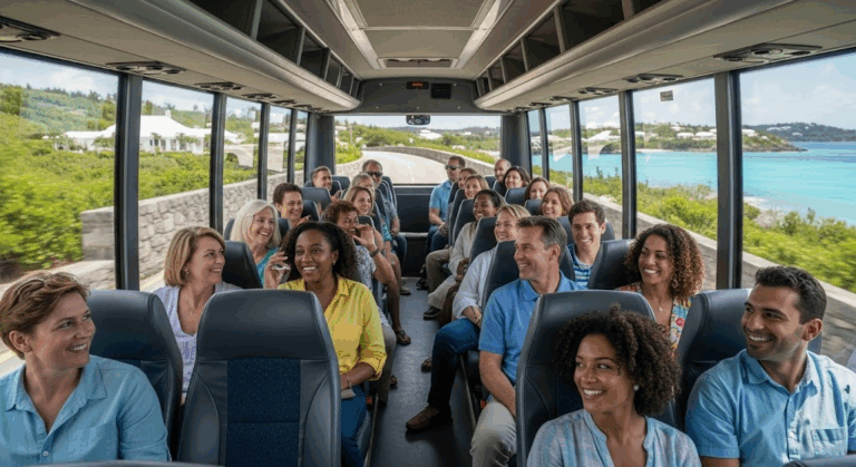 Premium Tour Bus & Van Rentals in Bermuda for Groups